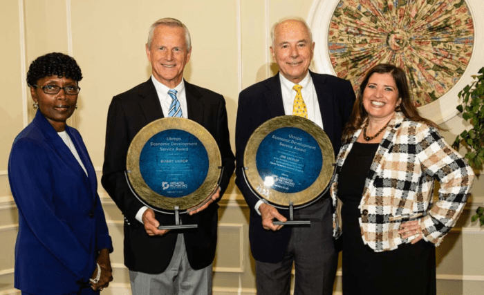 Ukrops receive namesake economic development award